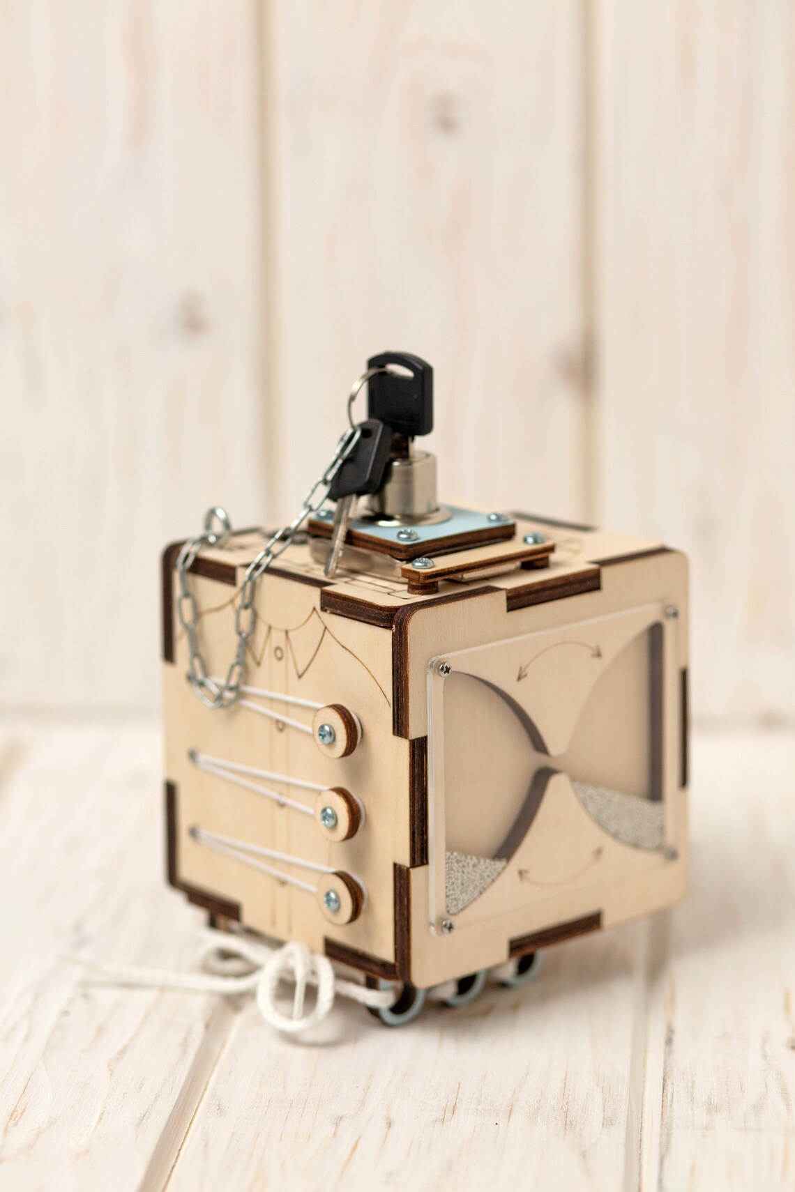 Busy Cube Travel Activity Toy Educational Activity Cube - Etsy