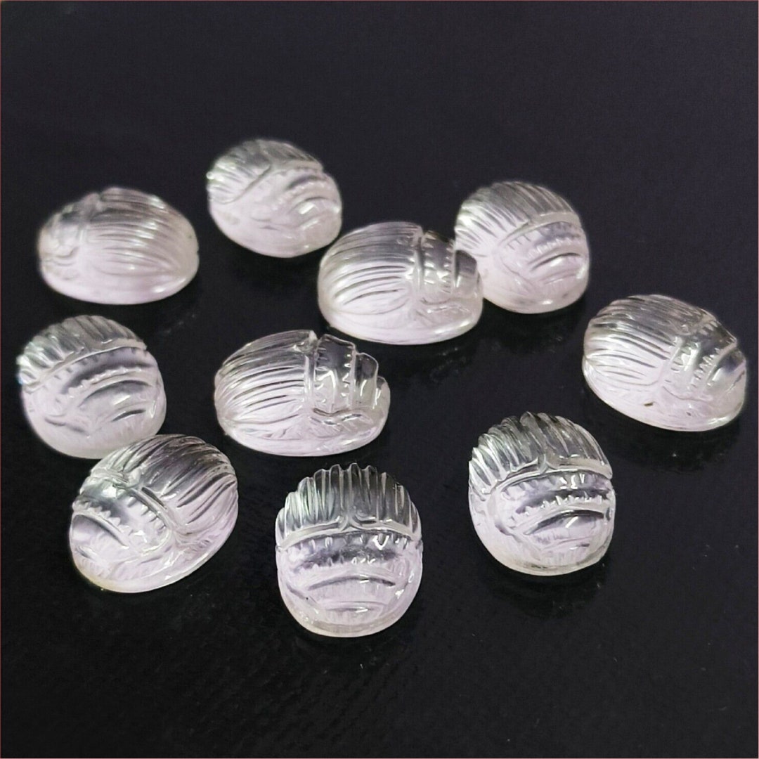 Egyptian Scarab Carving, Gemstone Insect Figurine, Handcrafted Scarab ...