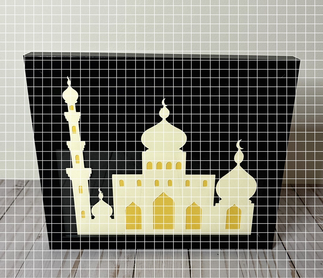 Masjid, Mosque Model, Ramadan Decor, Islamic Papercraft, Islamic ...
