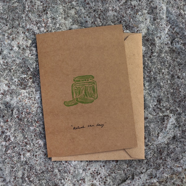 Pickle Card - Etsy
