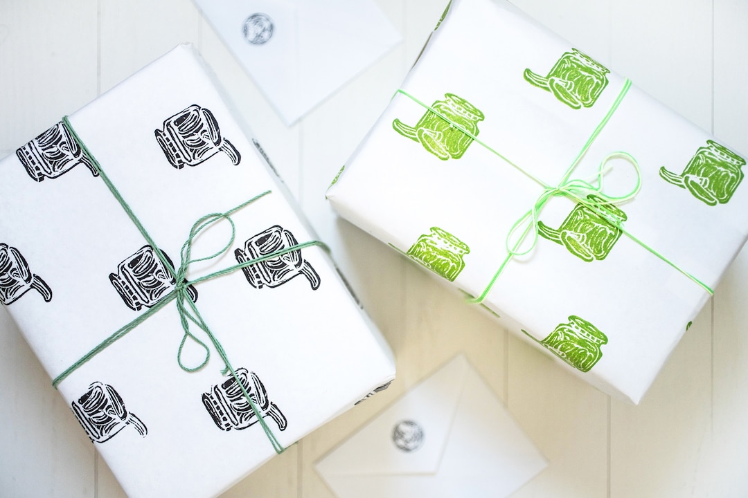 Pickle Gift Wrapping Paper (set of 3 Rolled Sheets) - Etsy