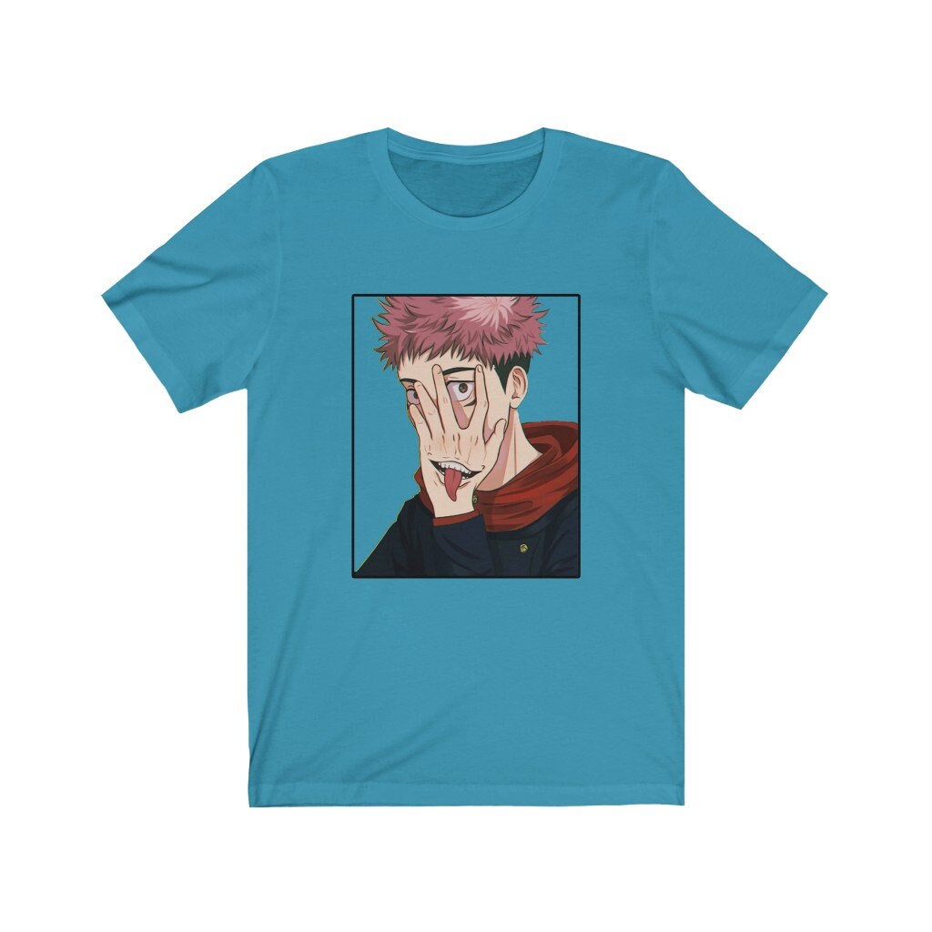 Jujutsu Kaisen Camiseta Yuji Itadori Camisa Anime Manga Tee Etsy