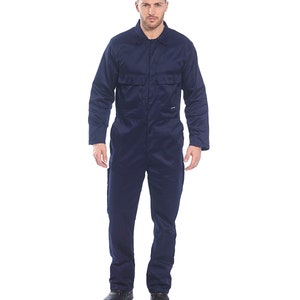 Personalised Overalls Custom Printed Car Engineers Boiler Suit Workwear ...