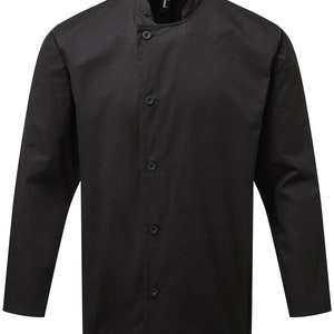 Personalised Unisex Chefs Jacket Embroidered Short Sleeve Long Sleeve ...