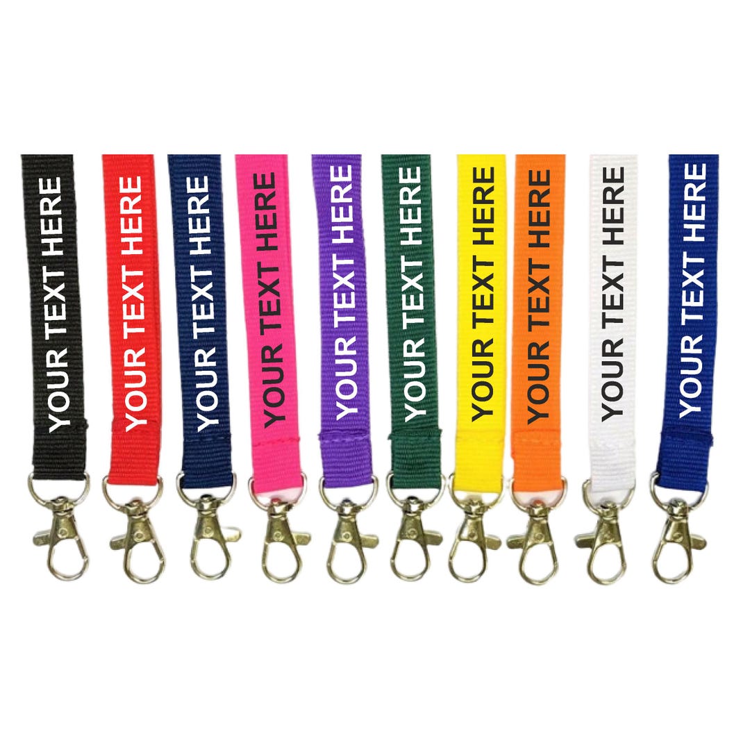 Personalised Lanyard Custom Printed Lanyards Personalized Event Id Pass ...
