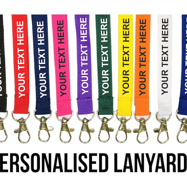 Custom Lanyard - Etsy