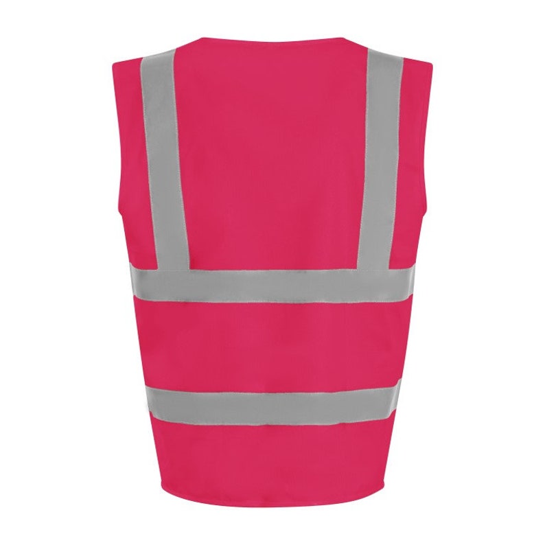 Security Officer High Vis Vest Custom Printed Hi Viz Safety Crew Vest ...