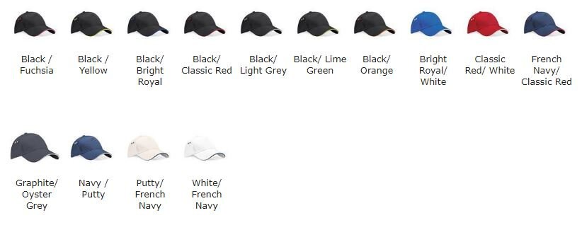 Custom Printed Contrast Baseball Cap Personalised Embroidered | Etsy