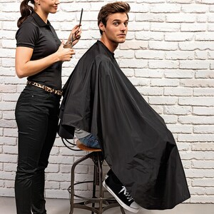 Personalised Hairdressing Gown Custom Cutting Cape Barbershop ...