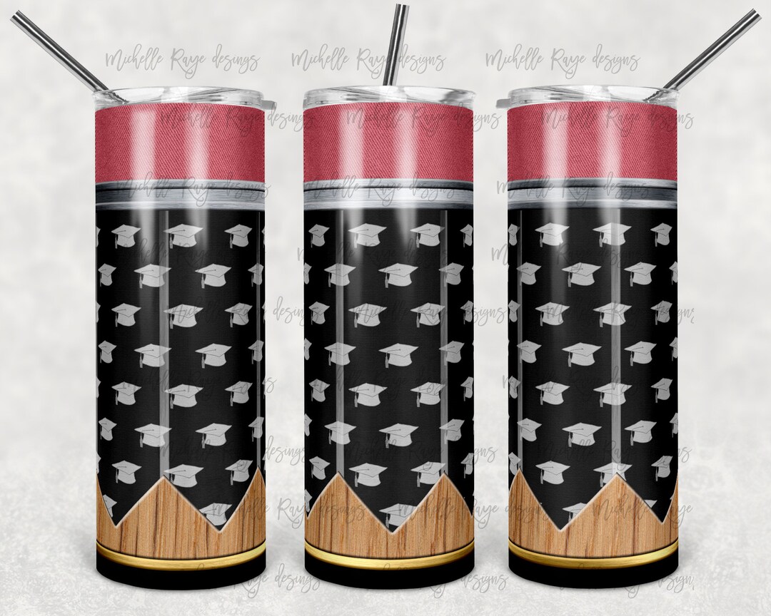 Men's Pencil Graduation Cap Black, Graduation Gift for Him, Present ...