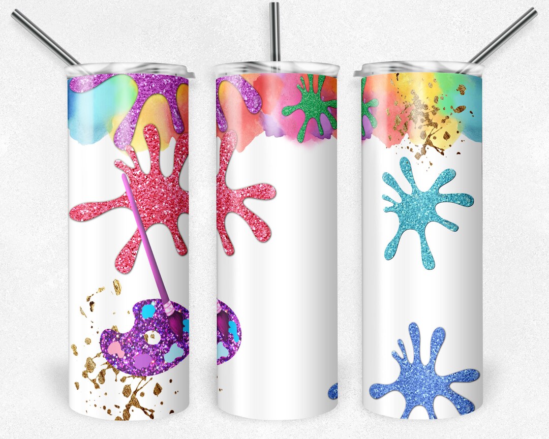 Artist Paint Splotches, Artist Palette, Paint Splats, Sublimation ...