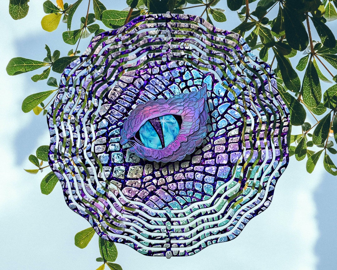Holographic Dragon Eye Wind Spinner Design,wind Spinners for Outdoors ...