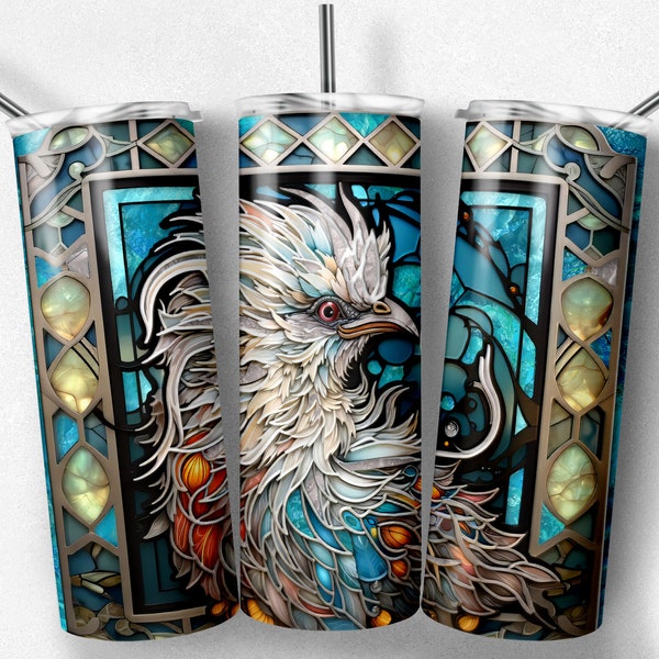 Stained Glass Silkie Chicken - Etsy