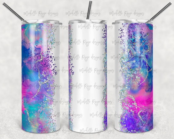 Bright Rainbow Alcohol Ink With Place for Name Printable - Etsy