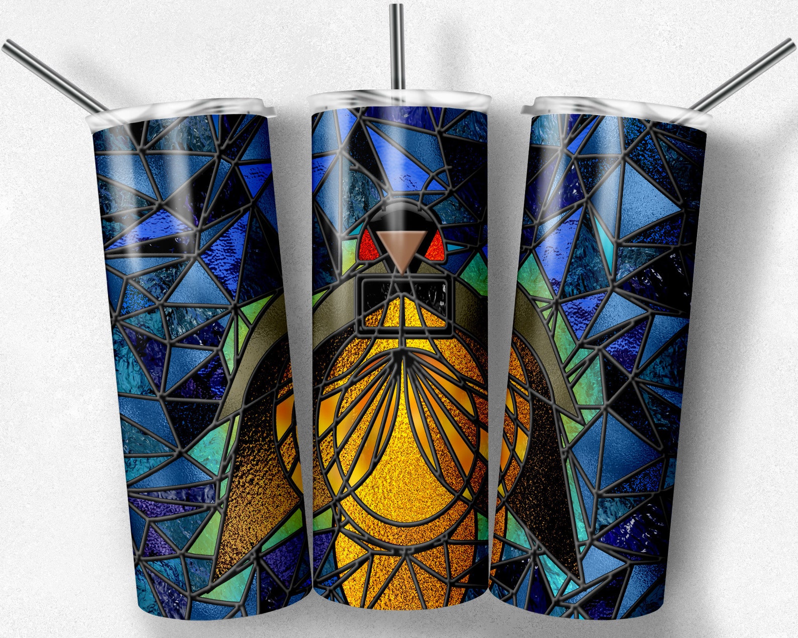 Firefly Stained Glass Lightning Bug Skinny Tumblers 20 Oz - Etsy