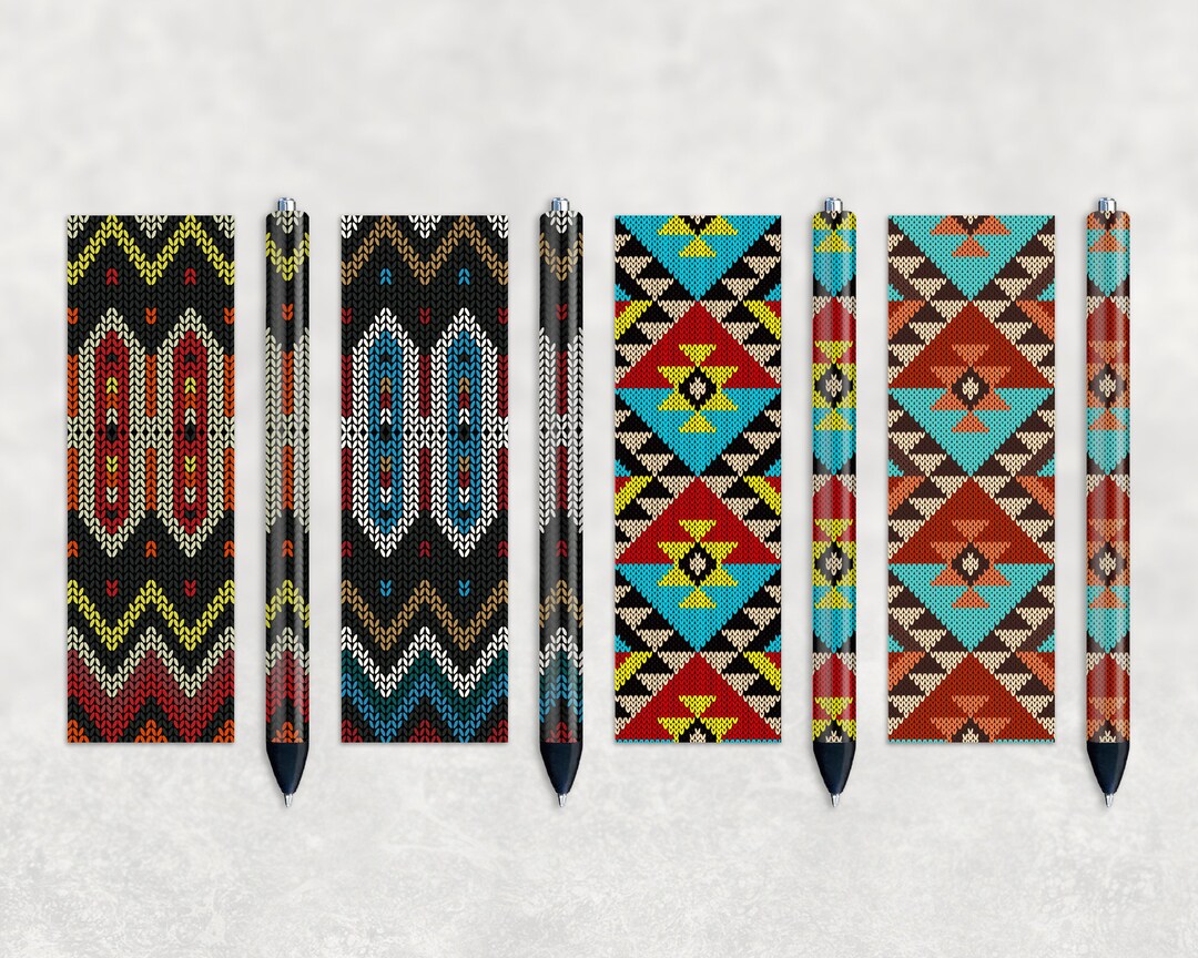 Native American Knit, Tribal Pattern, Boho, Sublimation Pen Designs ...