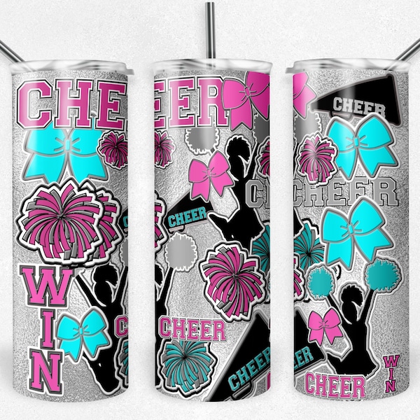 Teal Cheerleading Tumbler - Etsy