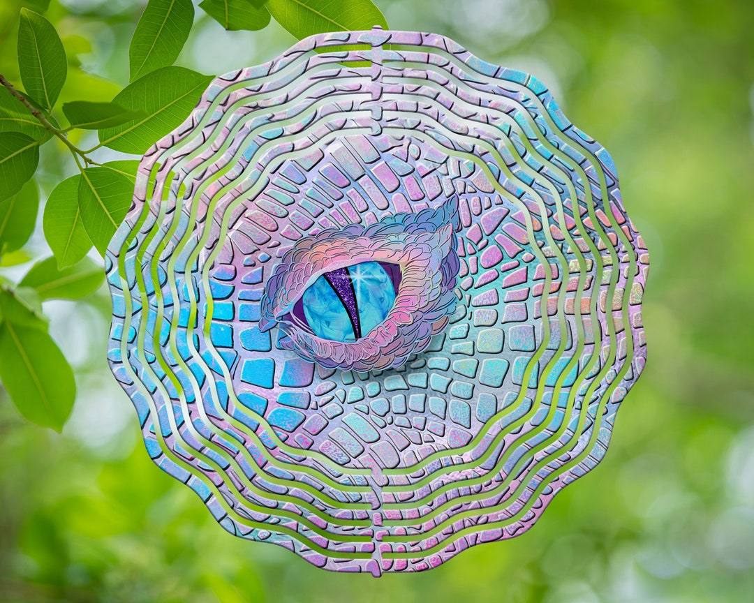 Dragon Eye in Pastel Colors Wind Spinner Design,wind Spinners for ...
