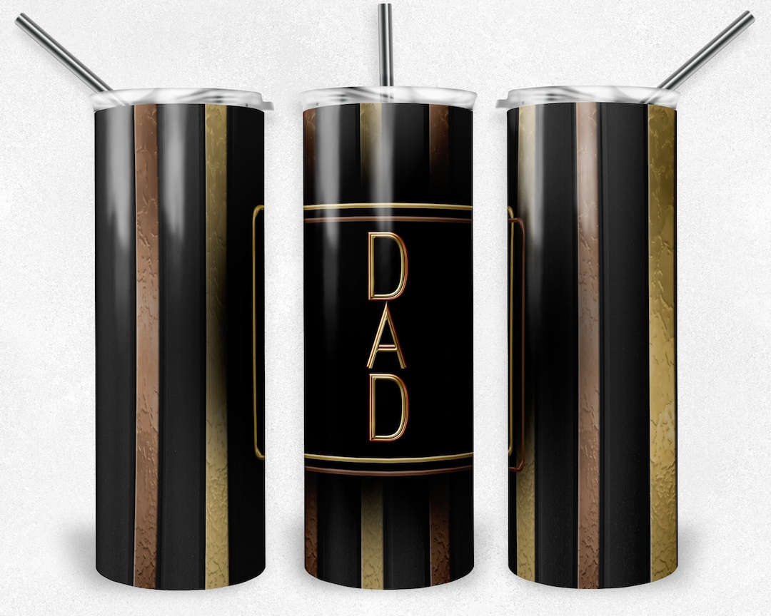 Stripes, Masculine Metal, Dad, PNG Wrap, Father's Day Design ...
