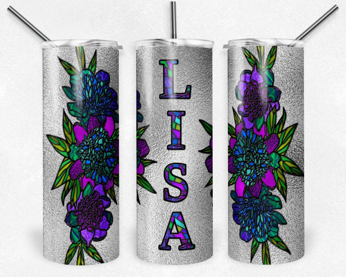 Purple Teal Blue Stained Glass Alphabet Mosaic Glass Alpha - Etsy