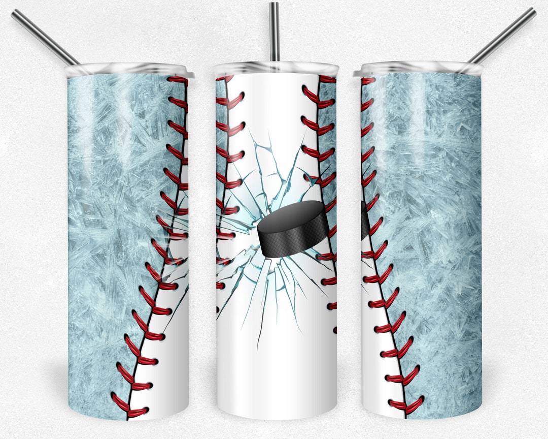 Hockey and Baseball PNG Wrap, Sports Design, Sublimation Tumbler File ...