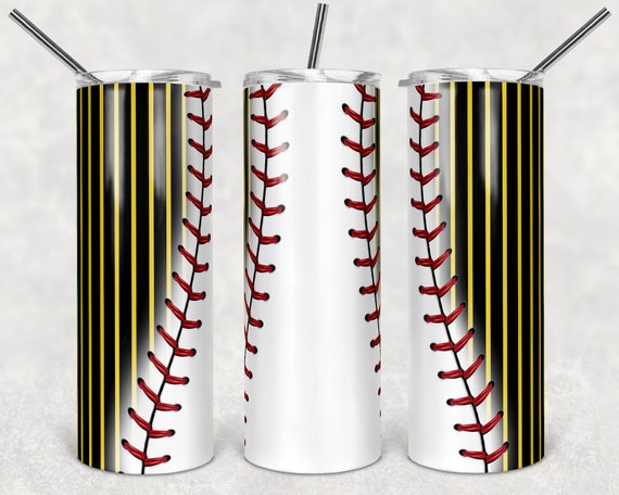 Baseball Pinstripes Yellow and Black Baseball Uniform | Etsy