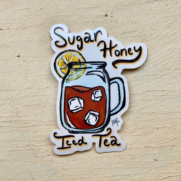 Iced Tea Stickers - Etsy