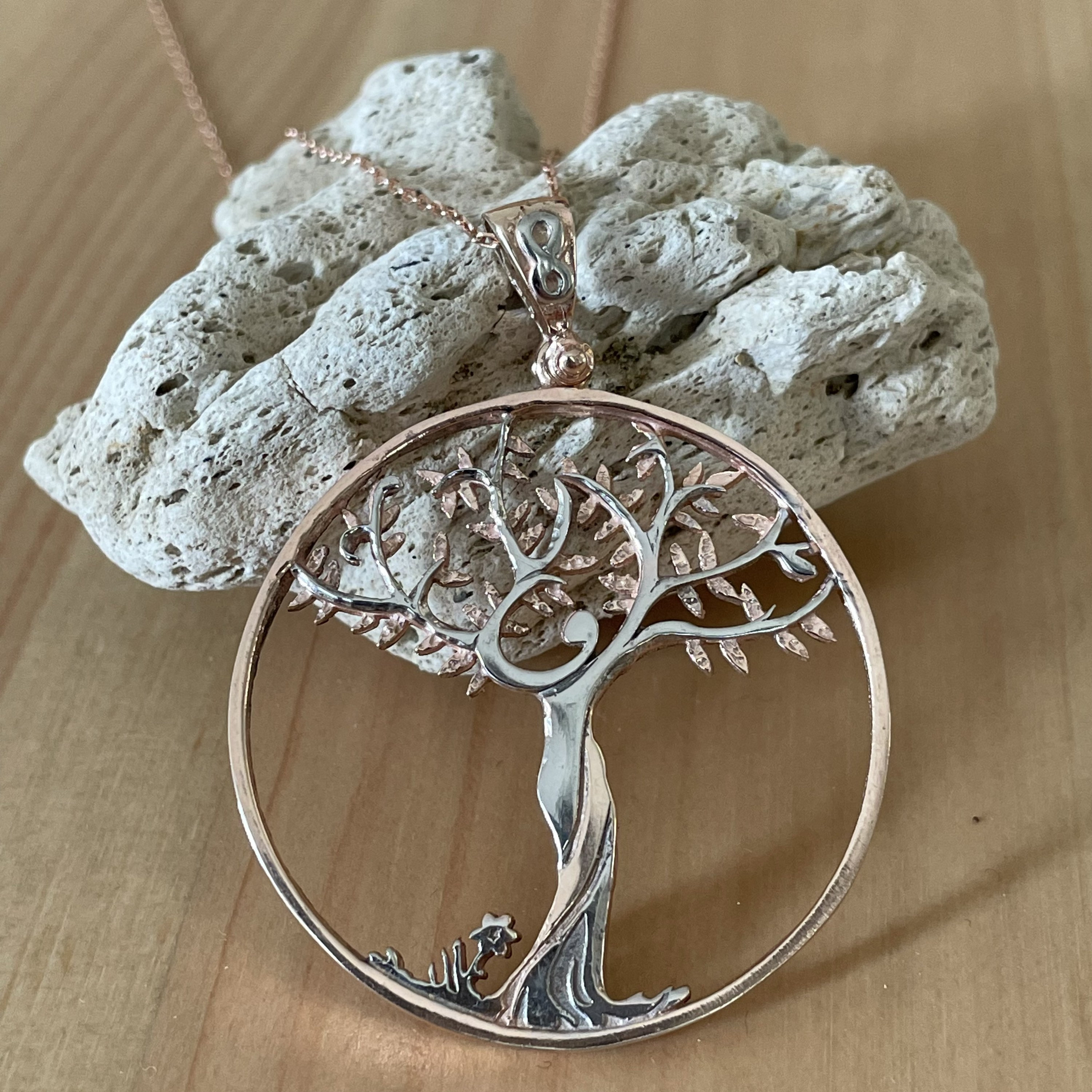 Tree of Life Pendant Sterling Silver Tree Pendant | Etsy