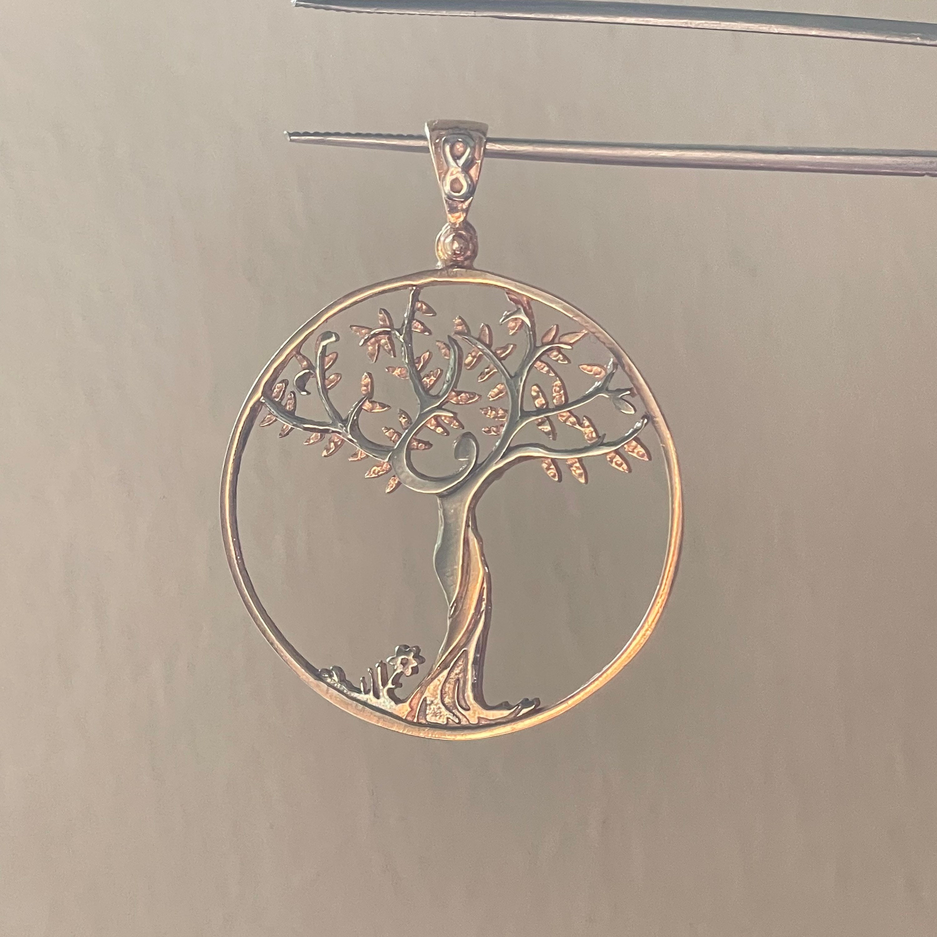 Tree of Life Pendant Sterling Silver Tree Pendant | Etsy
