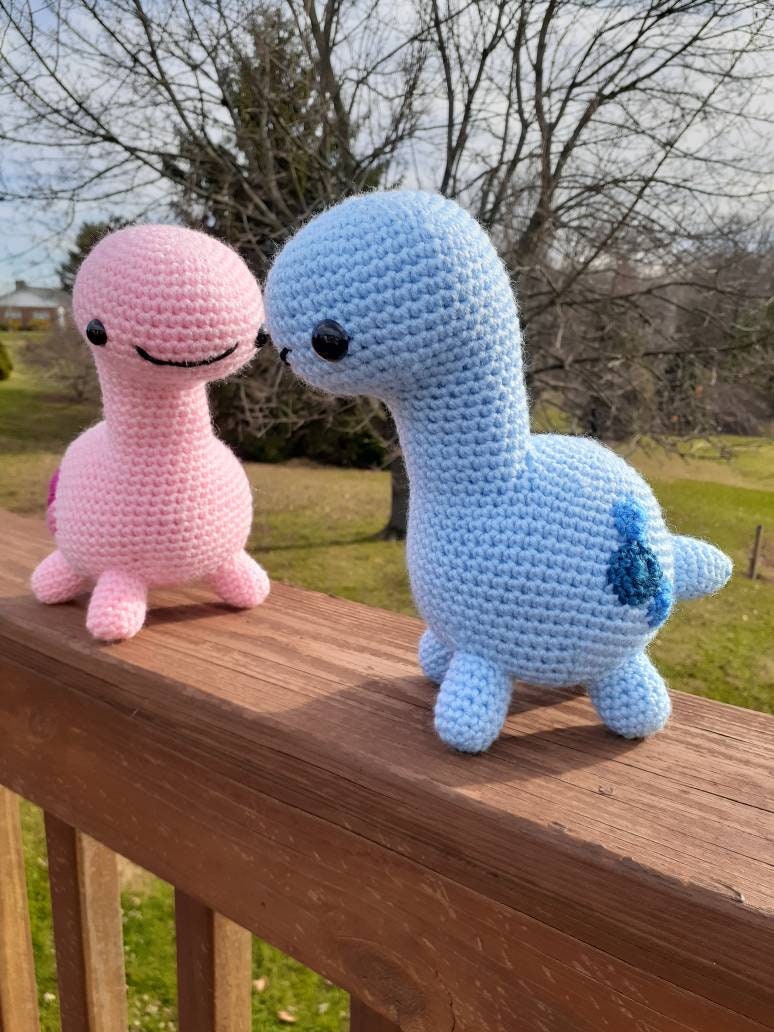 Amigurumi Dinosaur Plushie/stuffed Animal Crochet/yarn - Etsy