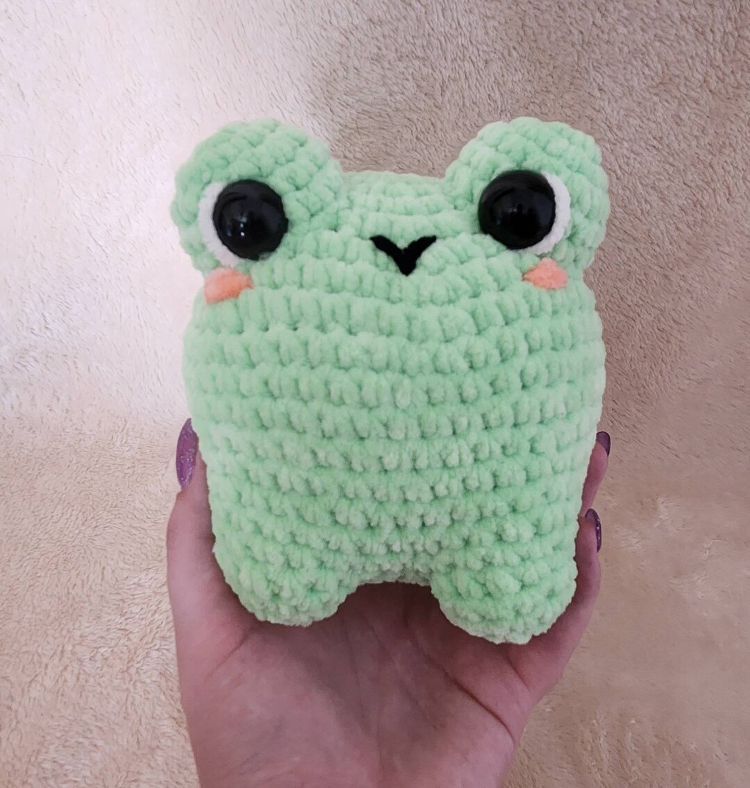 Amigurumi Frog Plushie, Adorable Frog, Crochet Frog, Baby Frog ...