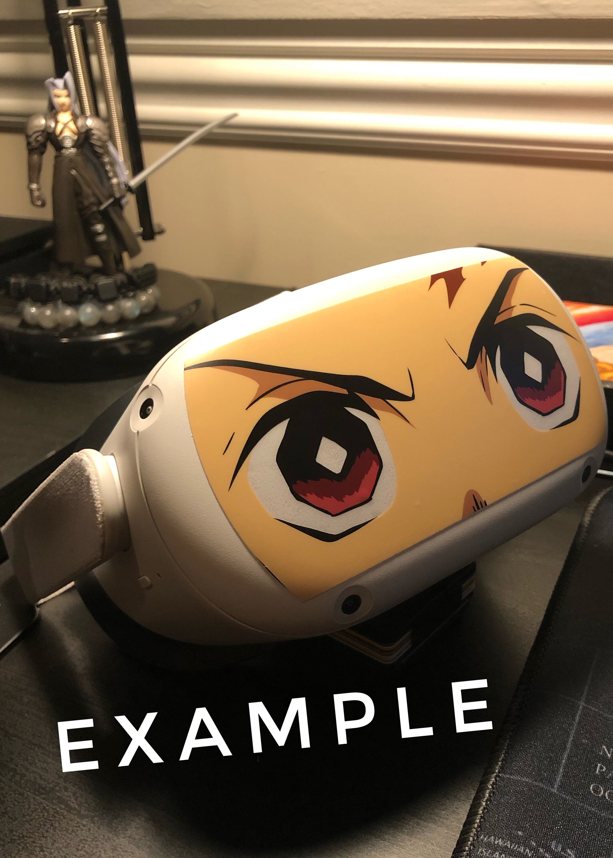 Anime Cartoon Eyes Meta Oculus Quest 2 and PSVR Decal Sticker - Etsy