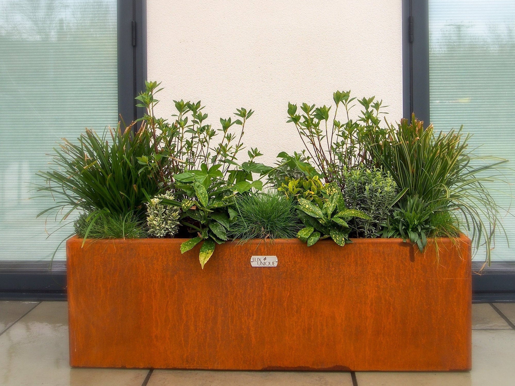 Large Steel Planters