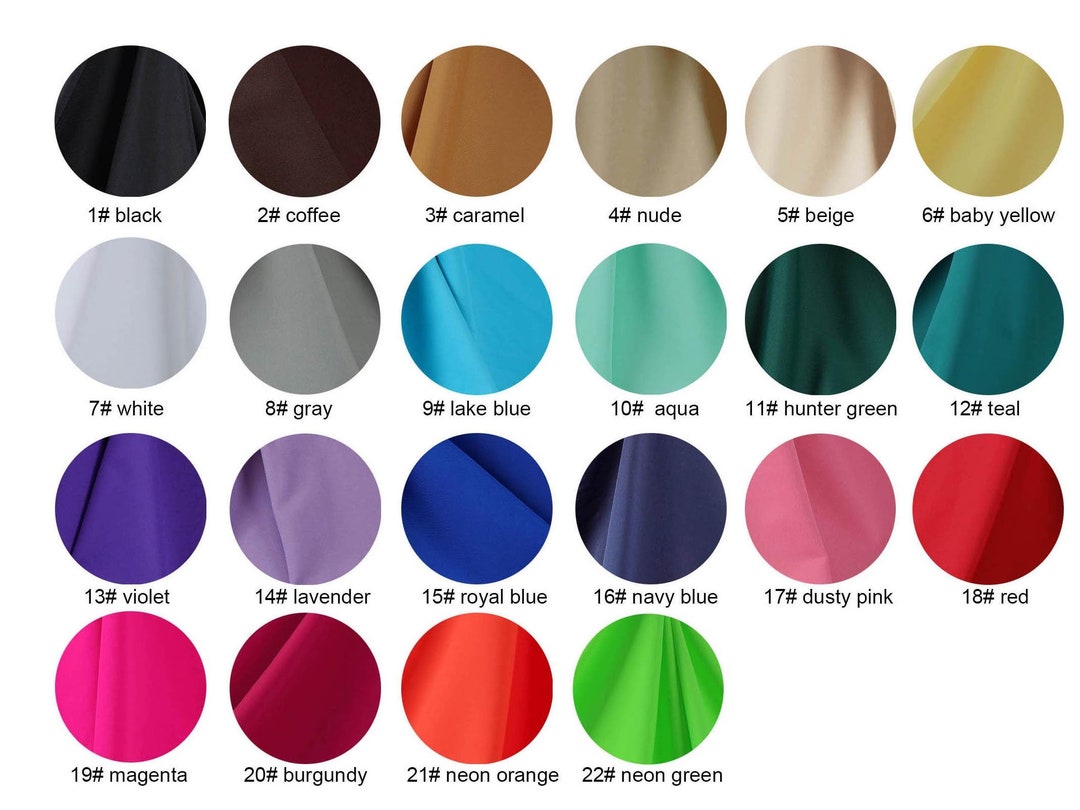 4-way Stretchy Spandex Fabric, 200gsm Matte Spandex Tricot Milliskin ...