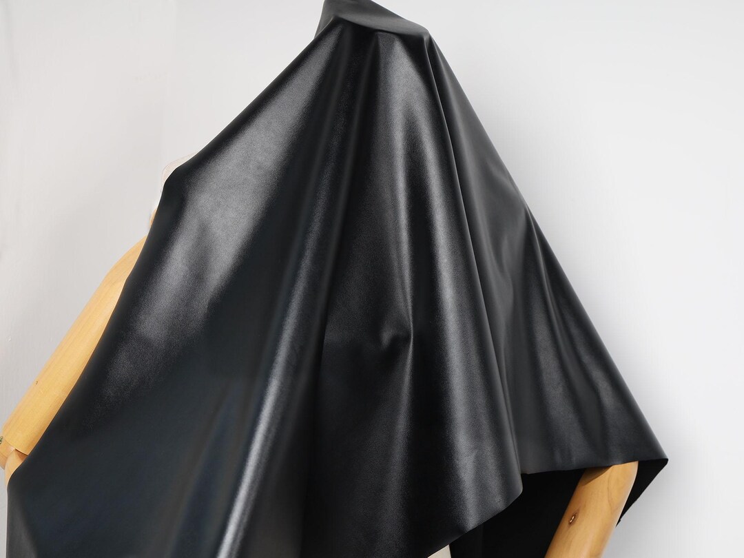 4 Way Stretch - Black Faux Leather PU Fabric - 56" Wide - Sold by the ...