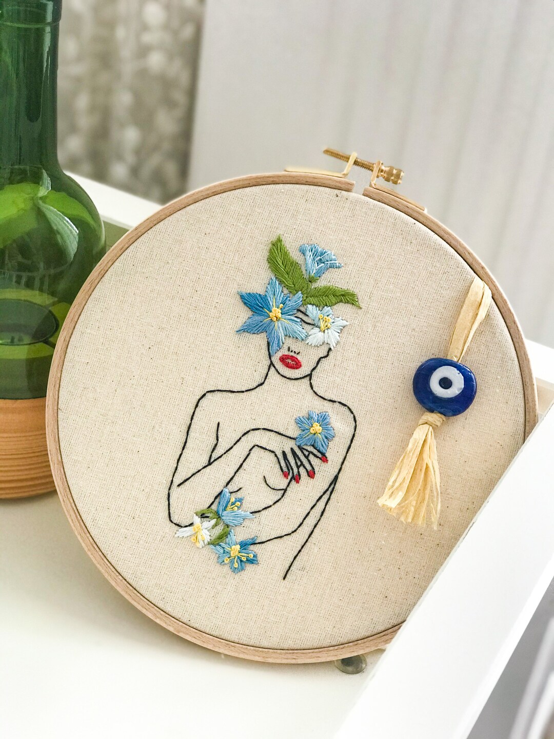 Forget Me Not Set. Embroidery Kit. Beginner Embroidery Set. Starter ...