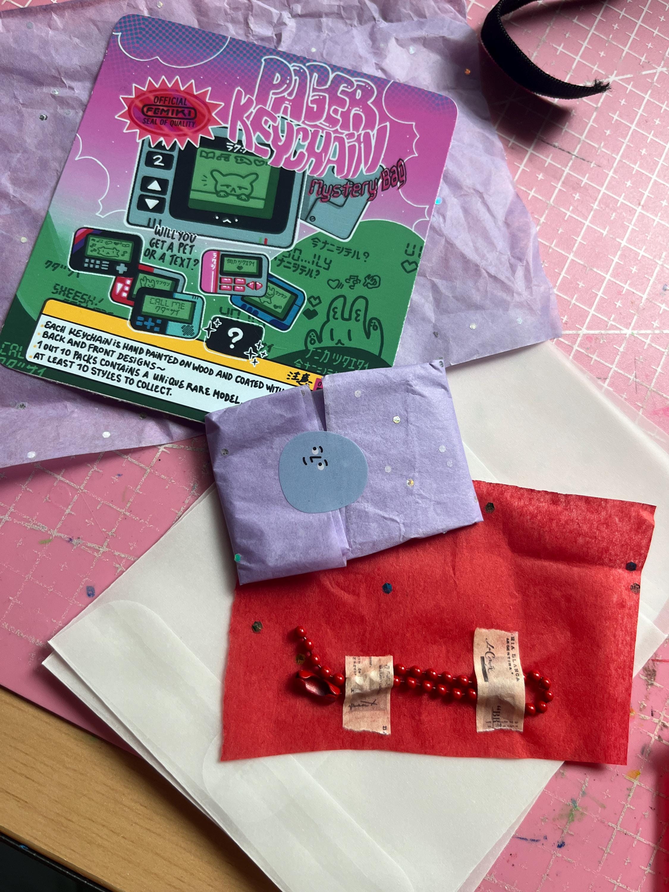 Mystery Bag Mini Pager and Virtual Pet Keychains! Y2k Purple Webcore ...