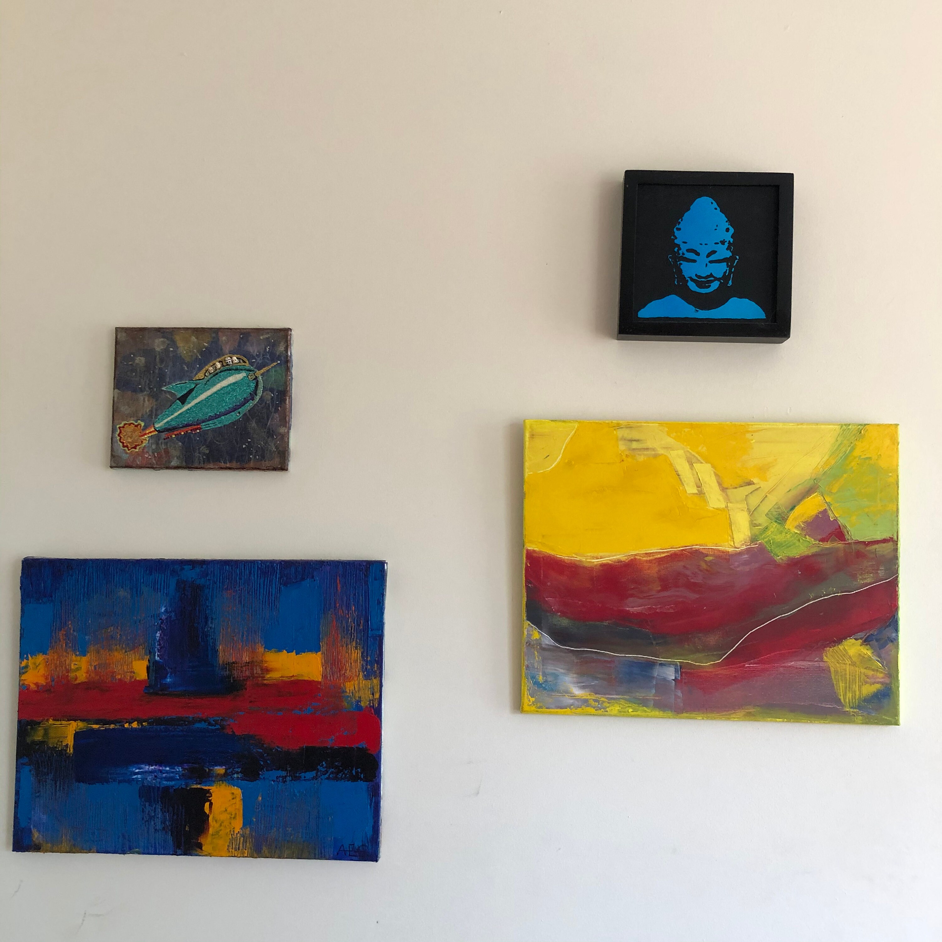 Desert Solitaire. Layered Abstract Oil Painting 16 X - Etsy