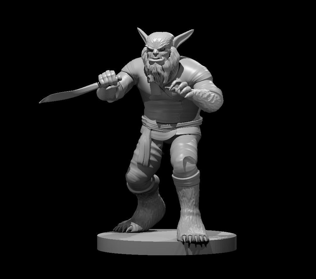 Bugbear Male Monk - Etsy