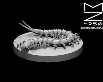 Giant Centipede Miniature Dnd - Etsy