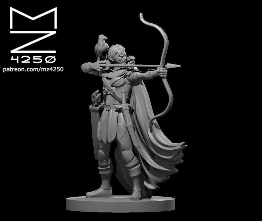 Elf Female Ranger Beastmaster - Etsy