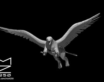 Griffon With Paladin Fighter Knight Rider 28mm and 32mm Scale Griffon ...