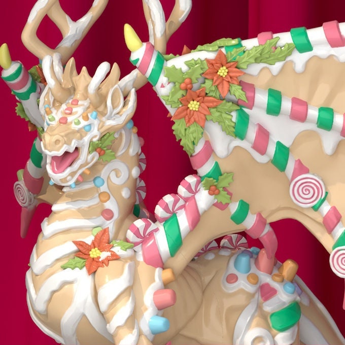 Ancient Gingerbread Dragon - Etsy