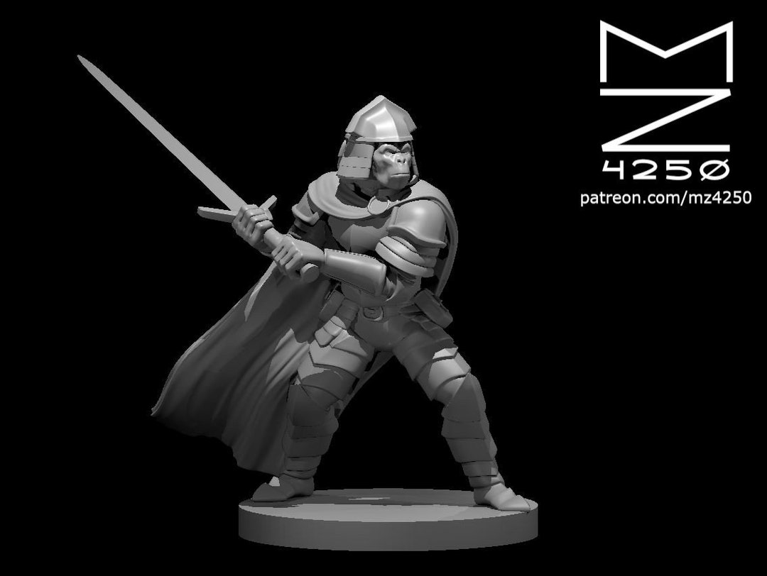 Ape Folk Great Weapon Fighter - Etsy