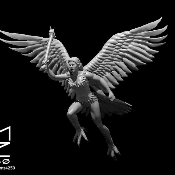 Harpy Miniature - Etsy