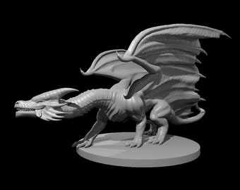 Young Copper Dragon Miniature - Etsy