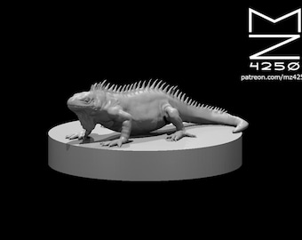 Giant Lizard 5e Miniature - Etsy