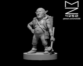 Deep Gnome Miniature D&D 5e Dungeons and Dragons Pathfinder Fantasy RPG ...