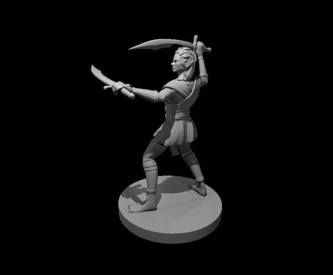 Female Elven Two Scimitar Jungle Fighter - Etsy