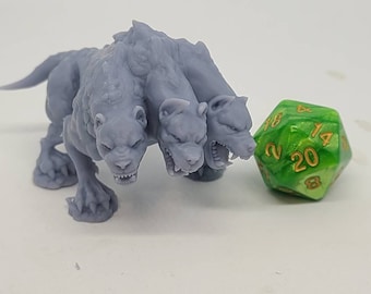 Cerberus Puppy Dog Familiar DnD Painted Miniatures RPG Miniatures Toys ...